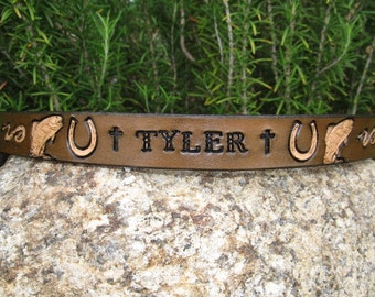 Personalized Custom Leather Belt Boy Girl Kids Toddler | Etsy