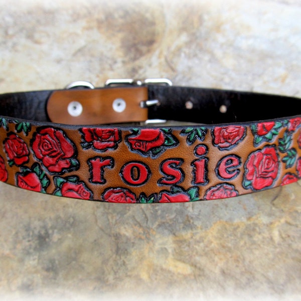 Rose Collar - Etsy