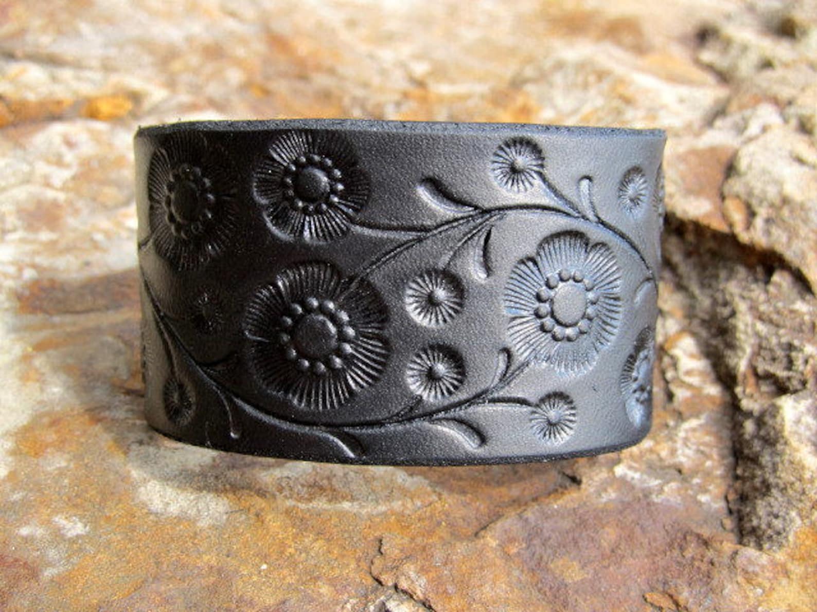 Leather Cuff Bracelet Custom Fit, Bracelet for Women, Gift for Her ...