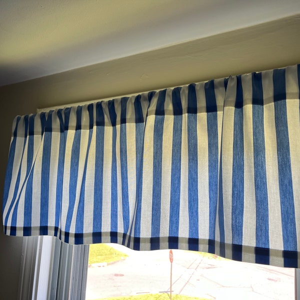 Striped Valance - Etsy