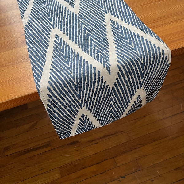 Navy Table Runner - Etsy