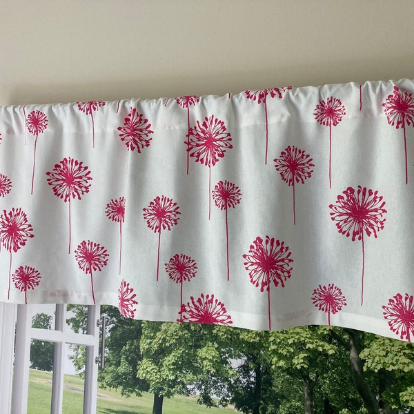 Pink Valance - Etsy