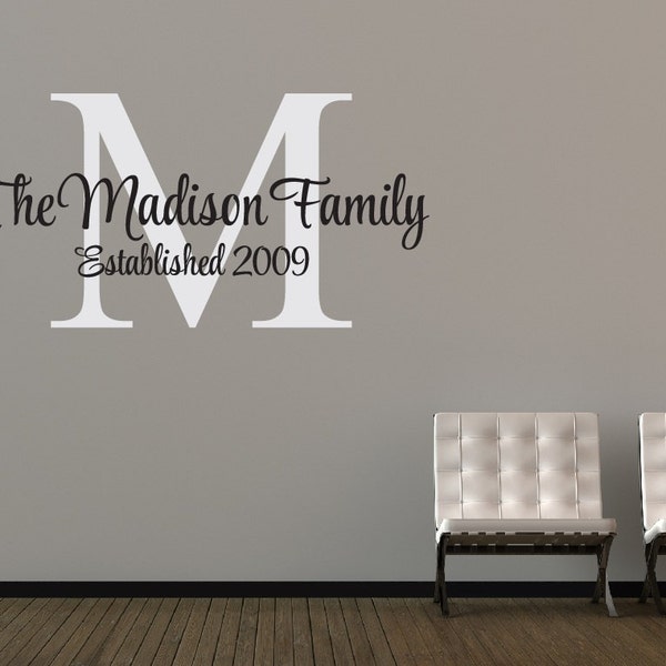 Family Wall Decal - Etsy