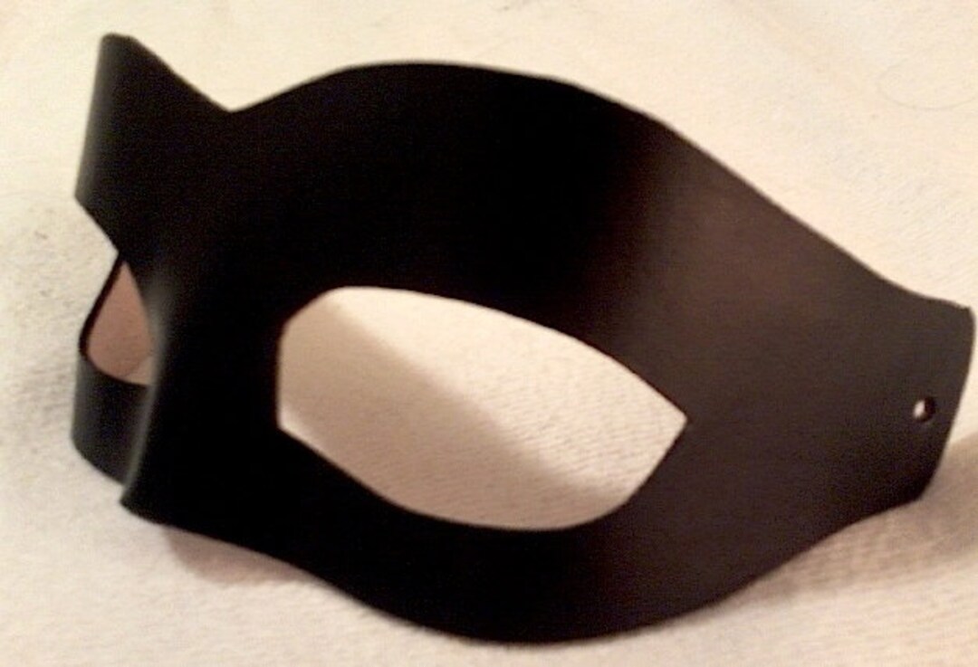 Lone Ranger Style Black Leather Mask - Etsy
