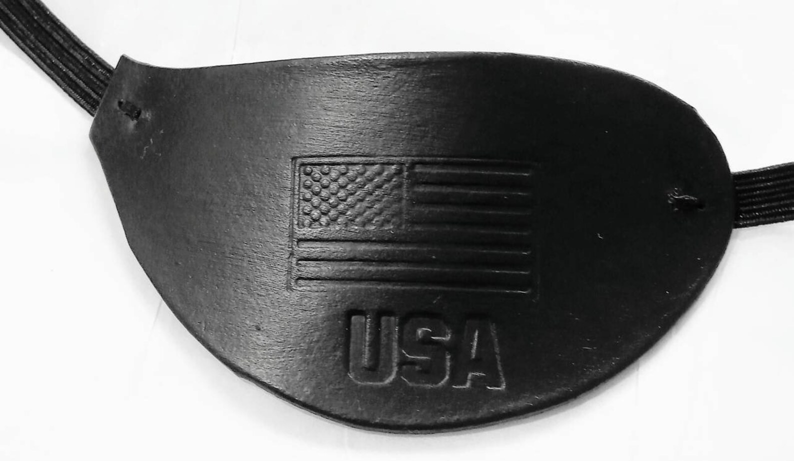 USA Flag Flat Leather Eyepatch LEFT EYE Shown - Etsy