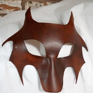 Leather Wolf Direwolf Mask Customizable Can Be Worn With Glasses - Etsy