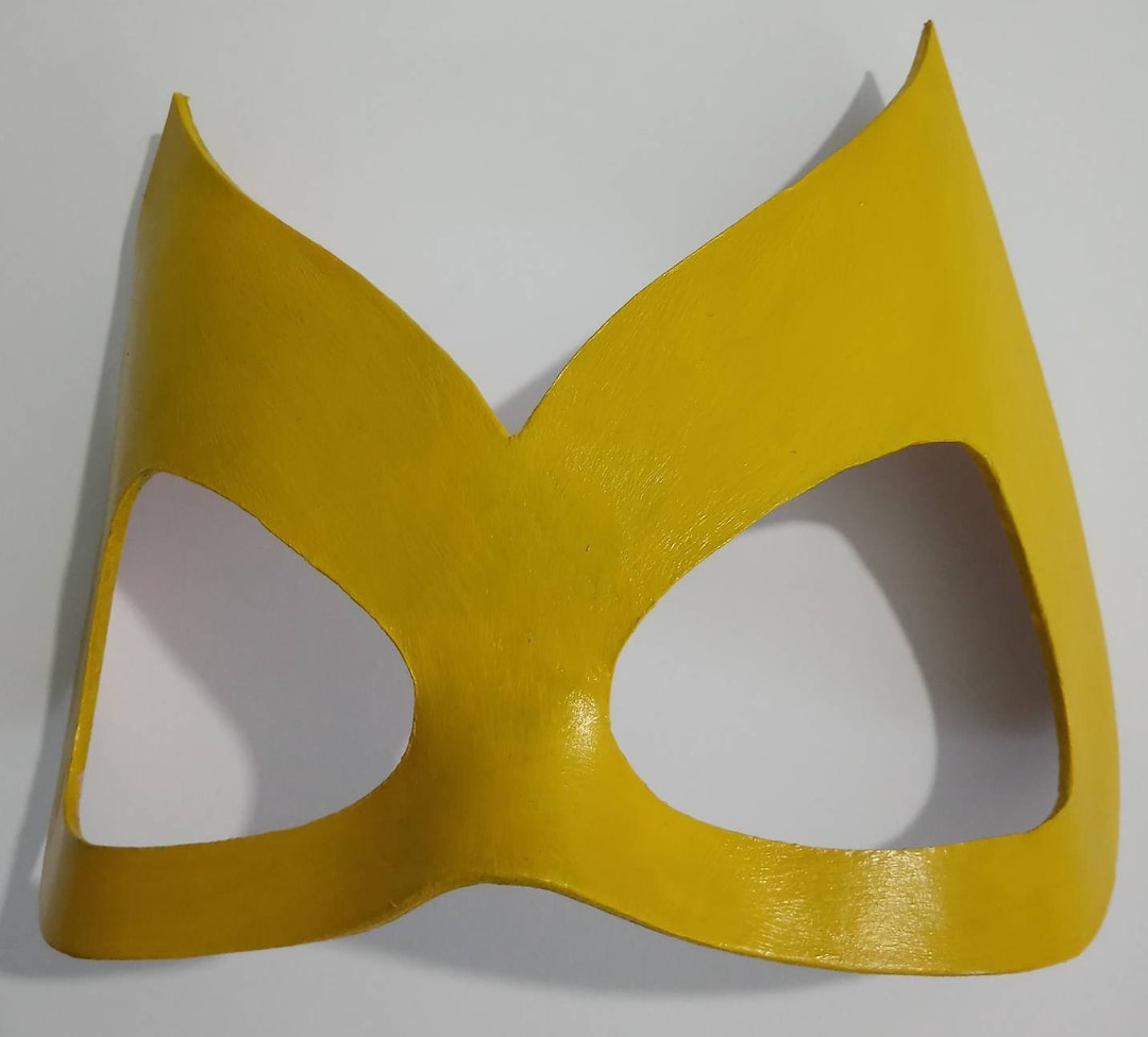 Yellow Leather Jane Grey Gray Inspired Comic Cosplay Mask - Etsy