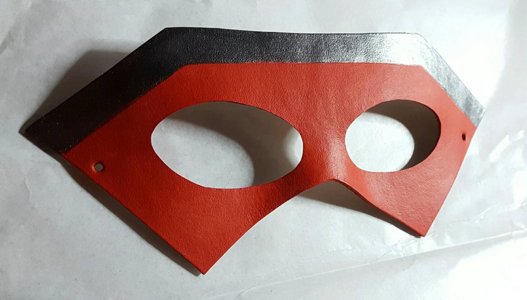 Danger Leather Cosplay Mask - Etsy