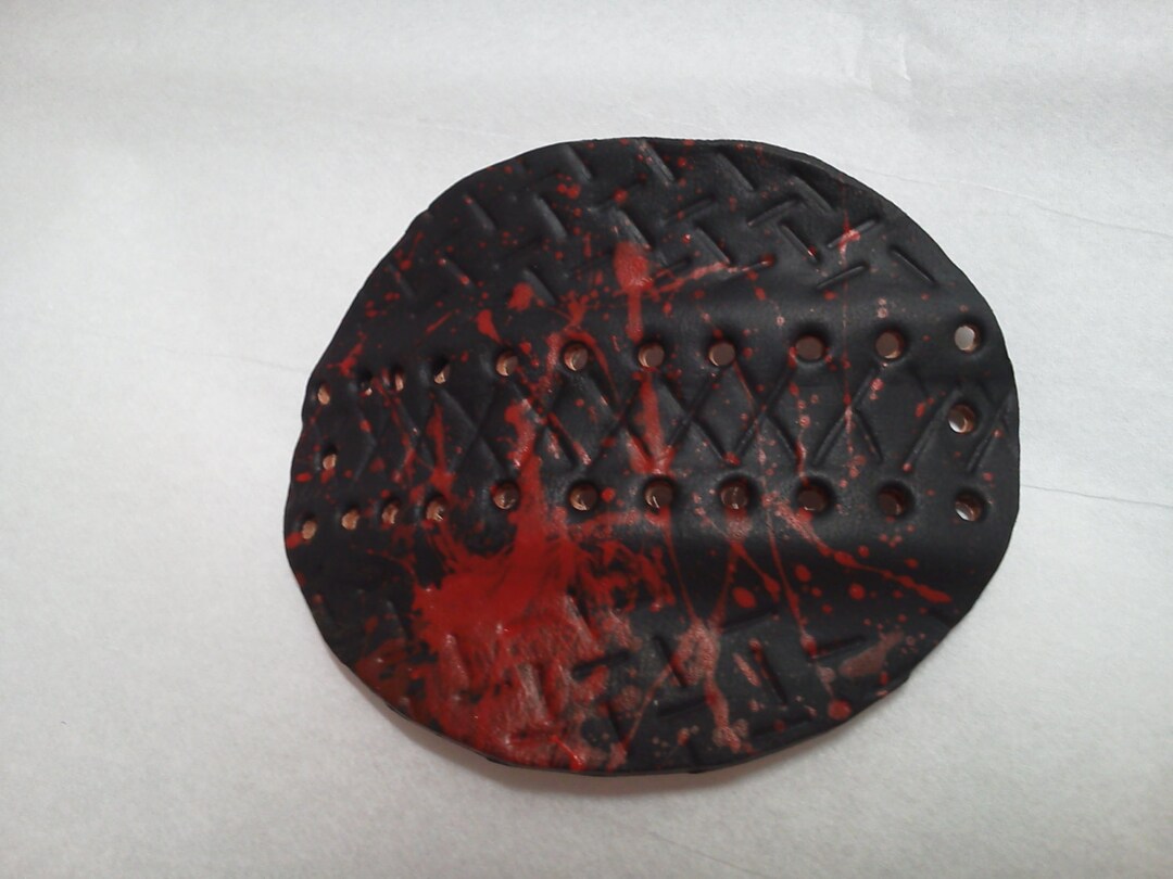 Governor Inspired Black Leather Eyepatch With Faux Zombie Blood Detail ...
