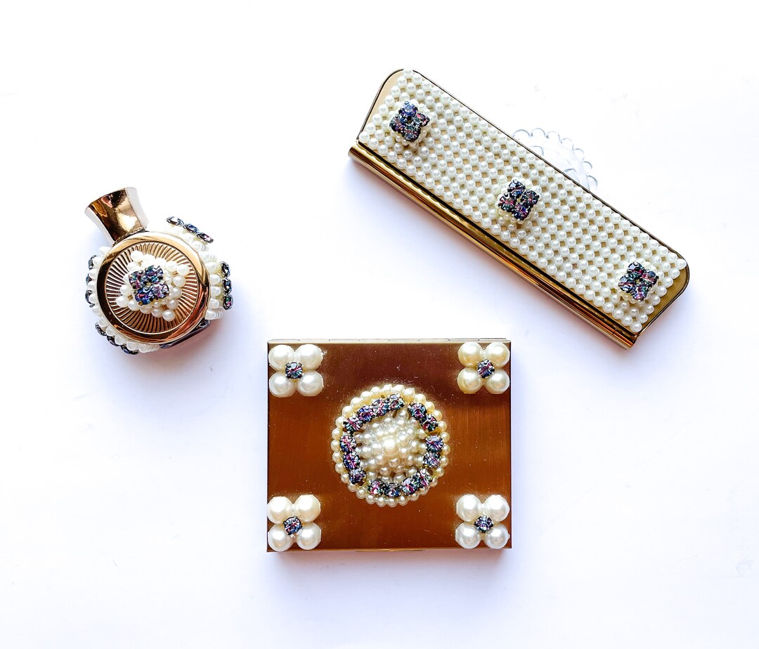 Trickettes by Wieser of Miami Set of 3 Compact Comb Perfume Bottle ...