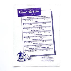 The Music Man Goodnight My Someone 1957 by Meredith Wilson Paperback ...