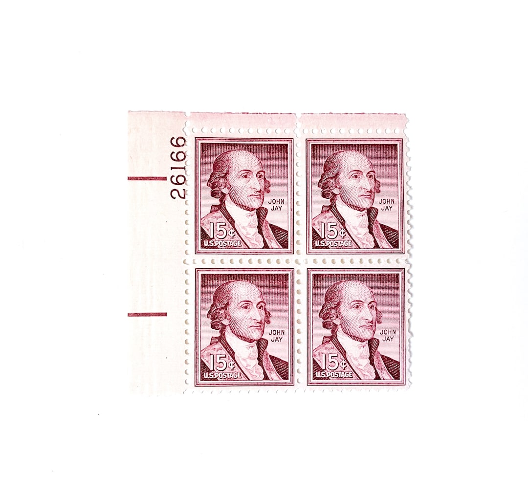 John Jay 15 Cent 50 Stamp Issued 1966 | Vintage Unused US Postage Stamp ...
