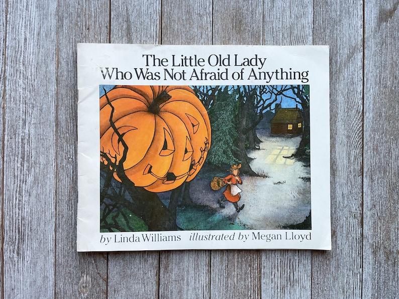 The Little Old Lady Who Was Not Afraid of Anything by Linda - Etsy