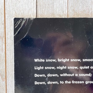 White Snow Bright Snow by Alvin Tresselt | 1988 | First Edition ...