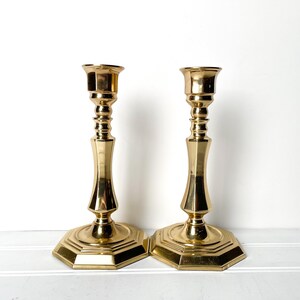 Brass Candlesticks Set of 8 Wedding Table Brass Brass Candle Sticks ...