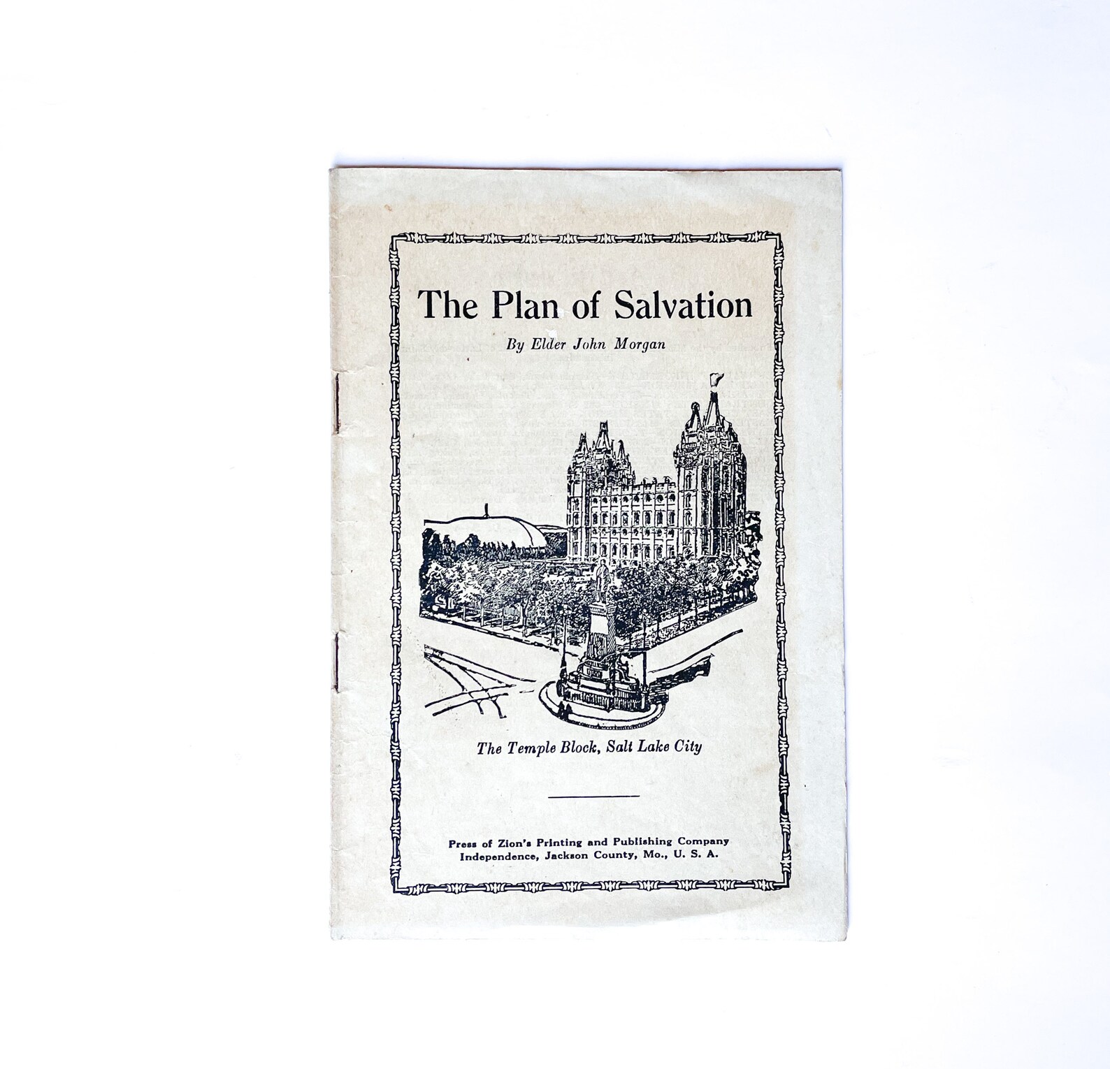 The Plan of Salvation | by Elder John Morgan | Mormon Pamphlet | Tract ...
