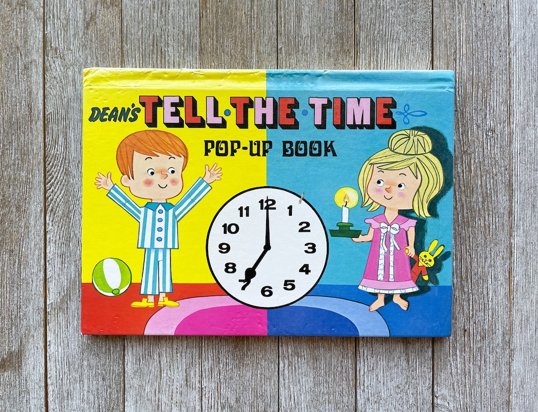 Dean’s Tell the Time Pop up Book | 1983 | Hardcover - Etsy