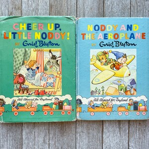 Enid Blyton Books Set of 2 | Noddy and the Aeroplane | Cheer up Little ...