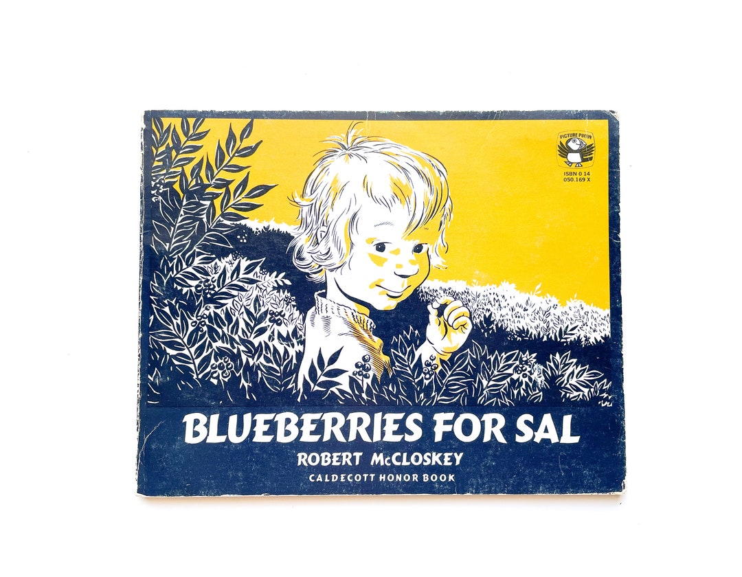Blueberries for Sal by Robert Mccloskey 1987 Vintage Children's Book ...