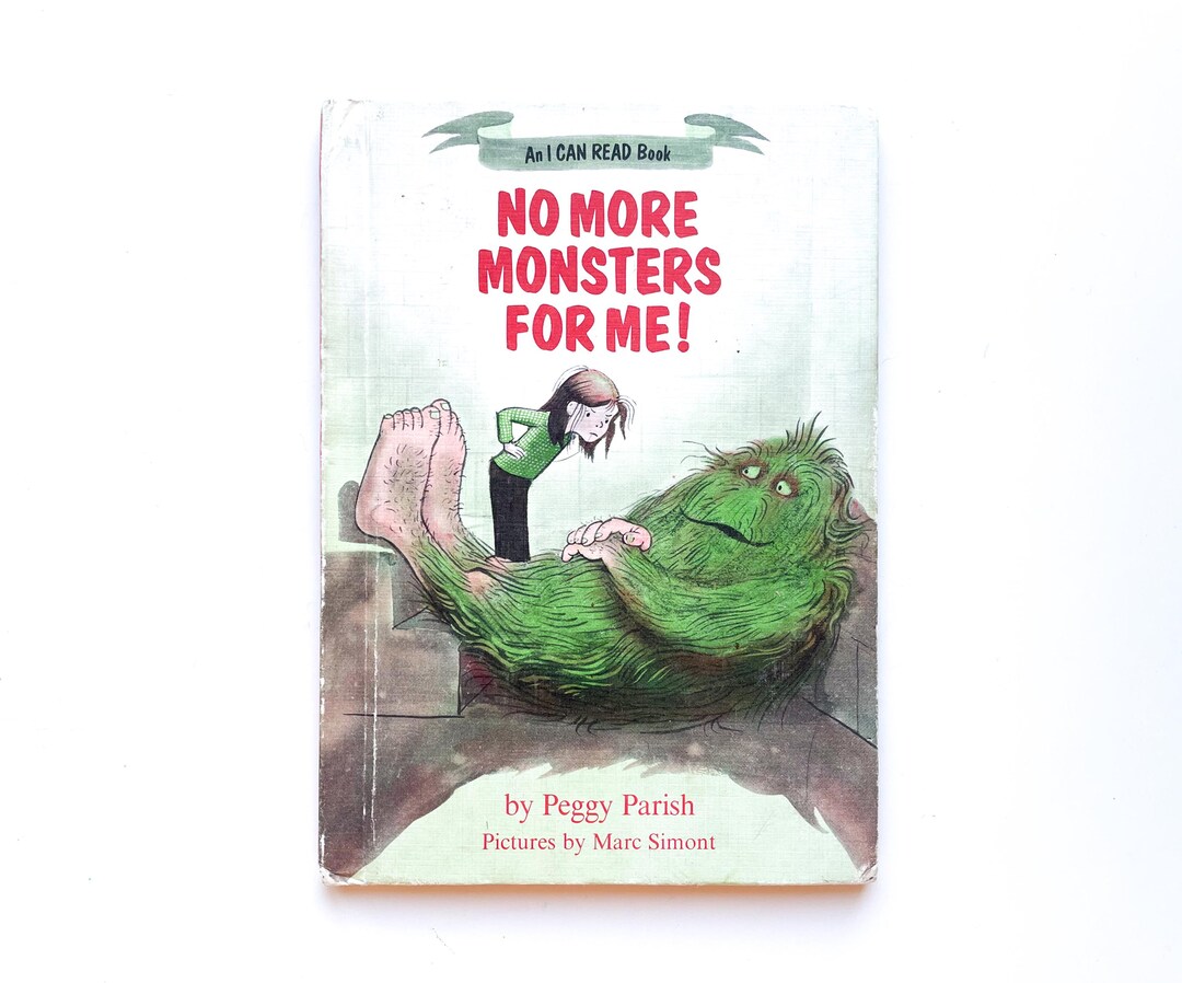 No More Monsters for Me! | Peggy Parish | 1981 | Green | Vintage ...