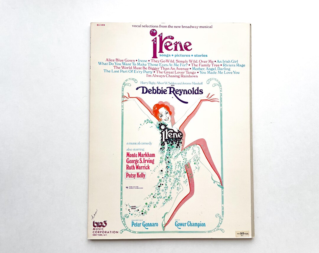 Irene | Songs Pictures Stories | Vocal Selections From the Broadway ...