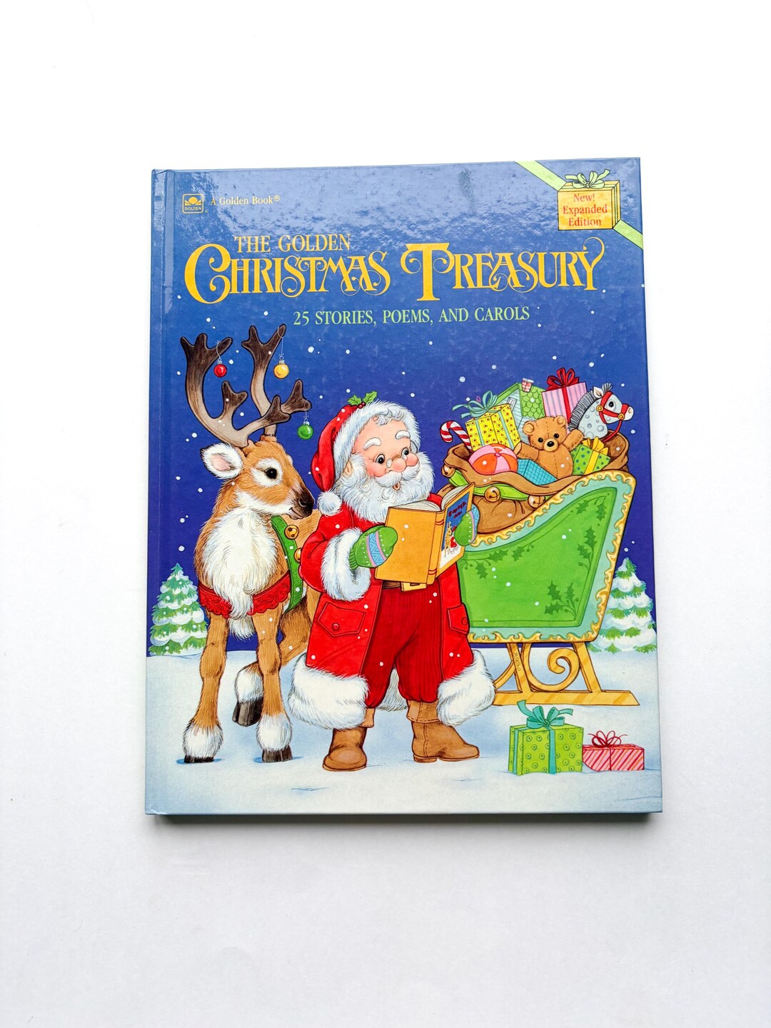 The Golden Christmas Treasury Book, Children’s Vintage Hardcover - Etsy