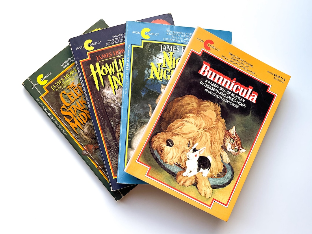Bunnicula Books Set of 4 | Deborah and James Howe | Nighty Nightmare ...