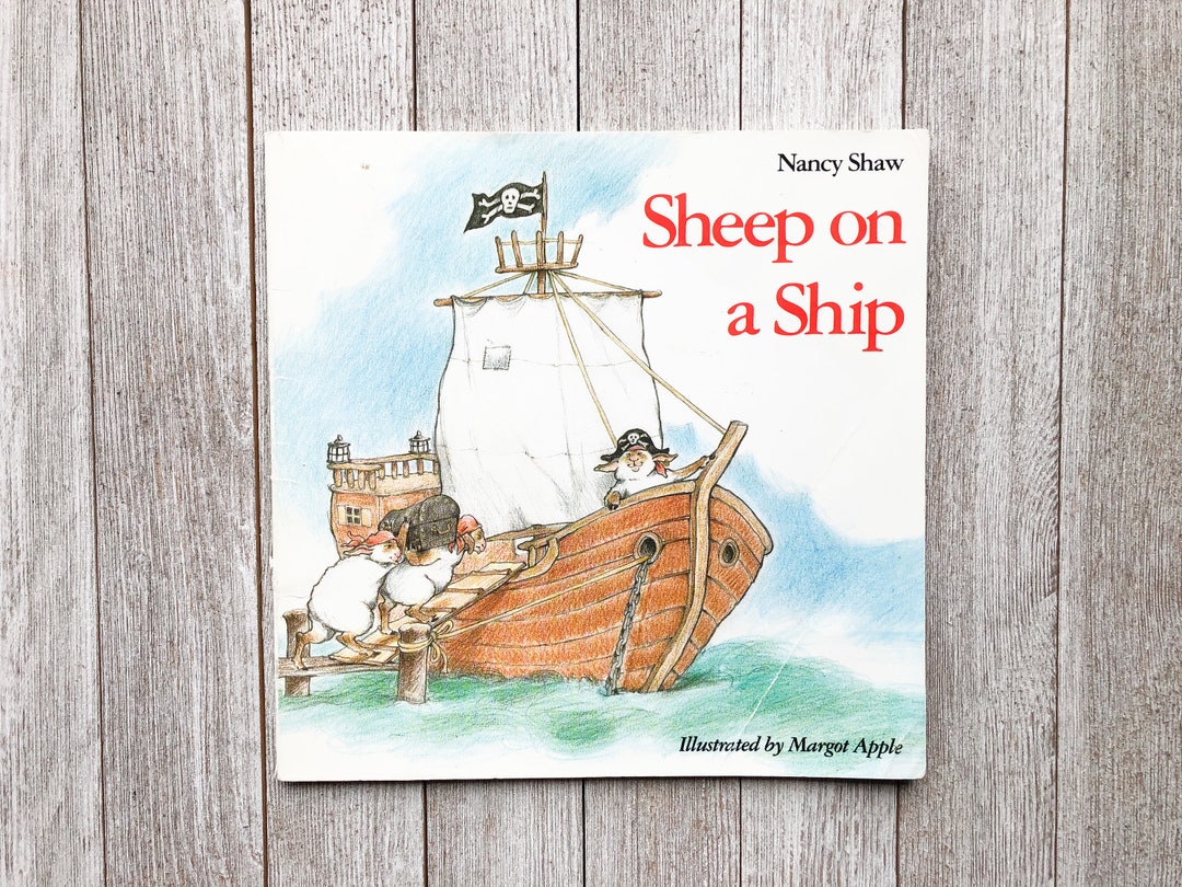 Sheep on a Ship | Nancy Shaw | 1989 | Vintage Children's Book Paperback ...