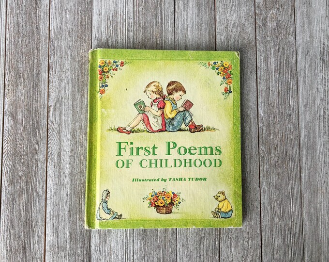 First Poems of Childhood | Illustrated Tasha Tudor | Hardcover | 1967 ...