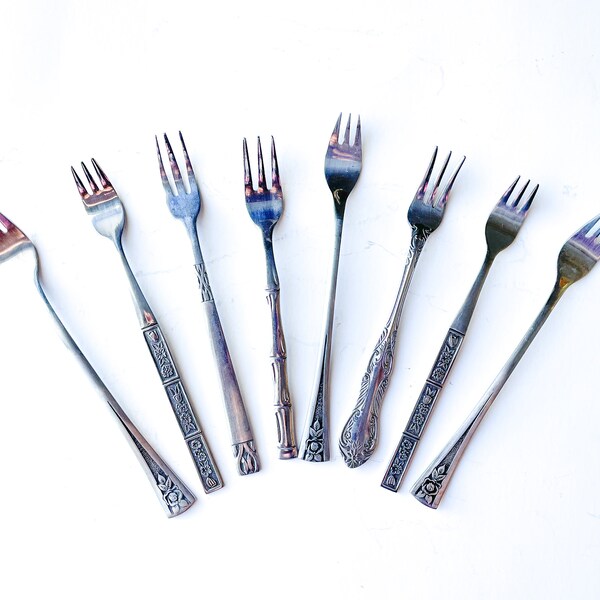 Appetizer Forks - Etsy