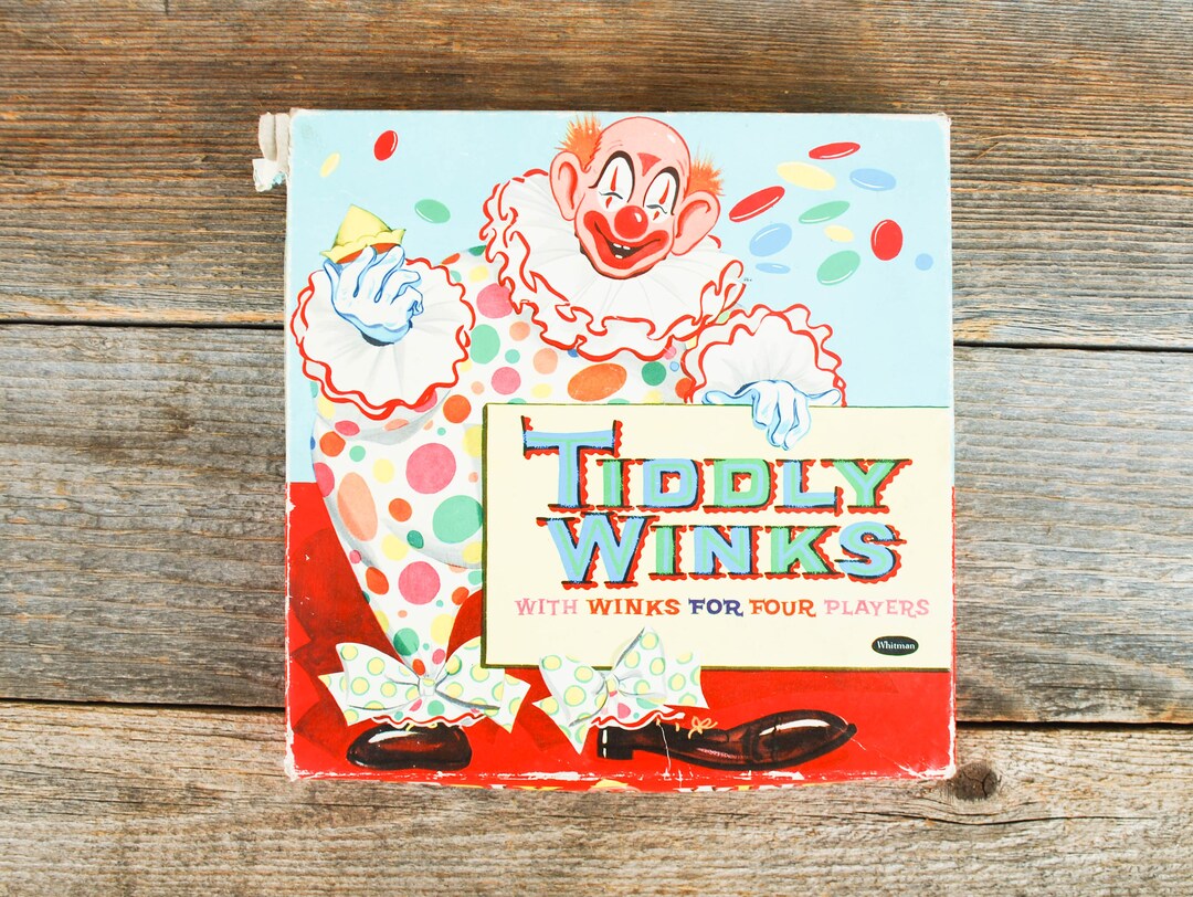 Tiddly Winks With Winks for Four Players | Whitman | 1958 | Vintage ...