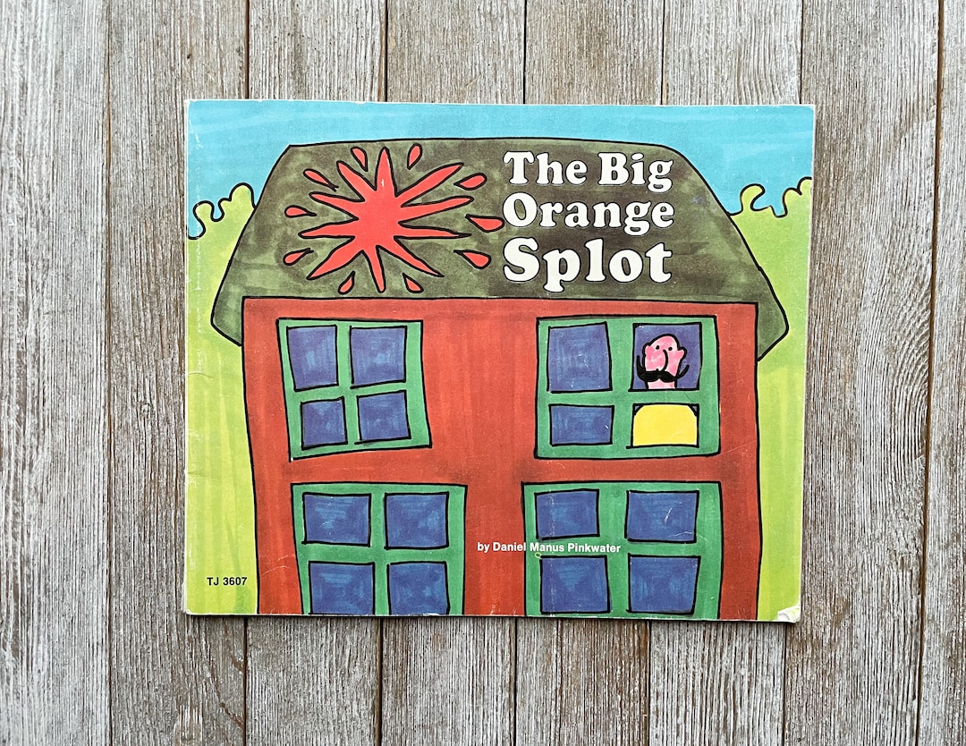 The Big Orange Splot by Daniel Manus Pinkwater 1977 Vintage Children's ...
