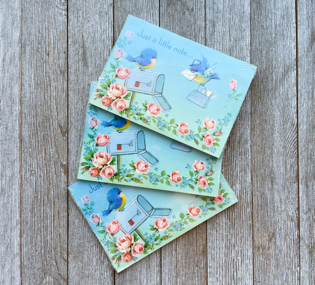 Just a Little Note Bluebird Postcards Unopened 3 Packages of 12 Total ...