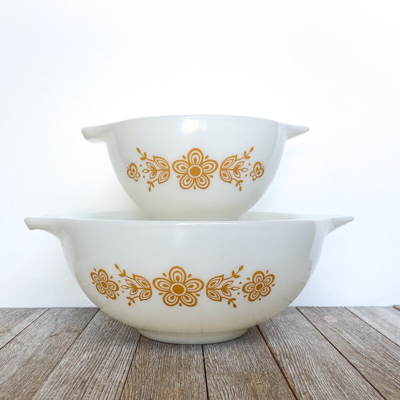 Pyrex Flowers - Etsy