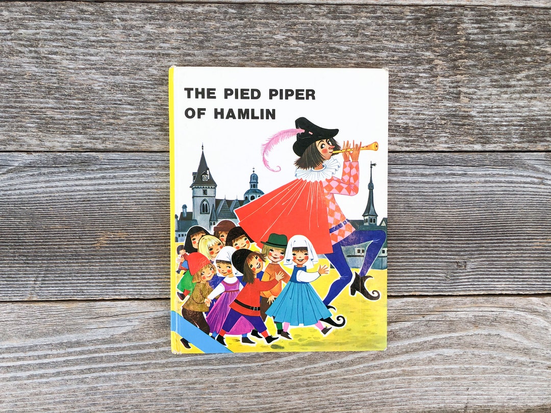 The Pied Piper of Hamlin | Vintage Children's Story | Hardcover - Etsy