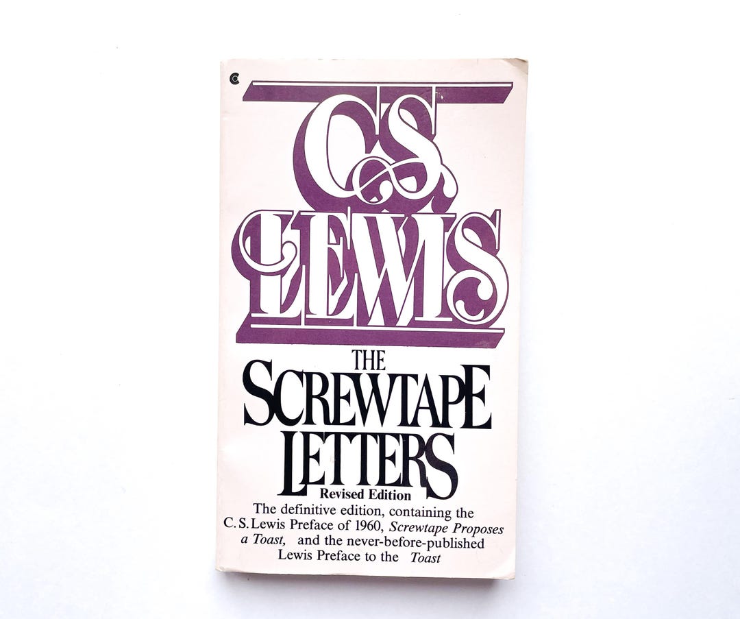 The Screwtape Letters | C. S. Lewis | 1961 | Paperback - Etsy