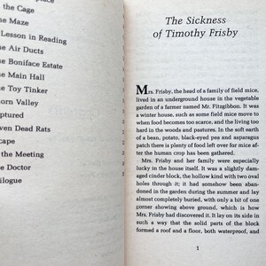 Mrs. Frisby and the Rats of Nimh Vintage 1971 Movie Novel Paperback ...