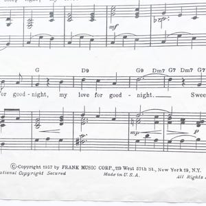 The Music Man Goodnight My Someone 1957 by Meredith Wilson Paperback ...