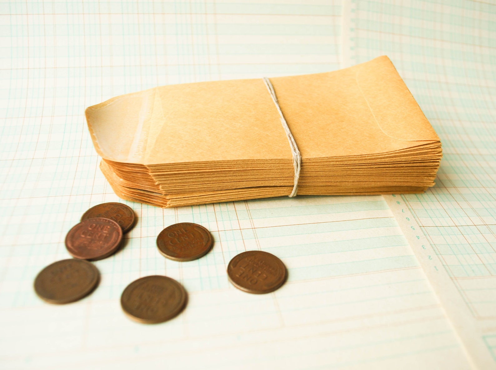 50 Mini Kraft Vintage Coin Envelopes Manila Envelopes | Etsy