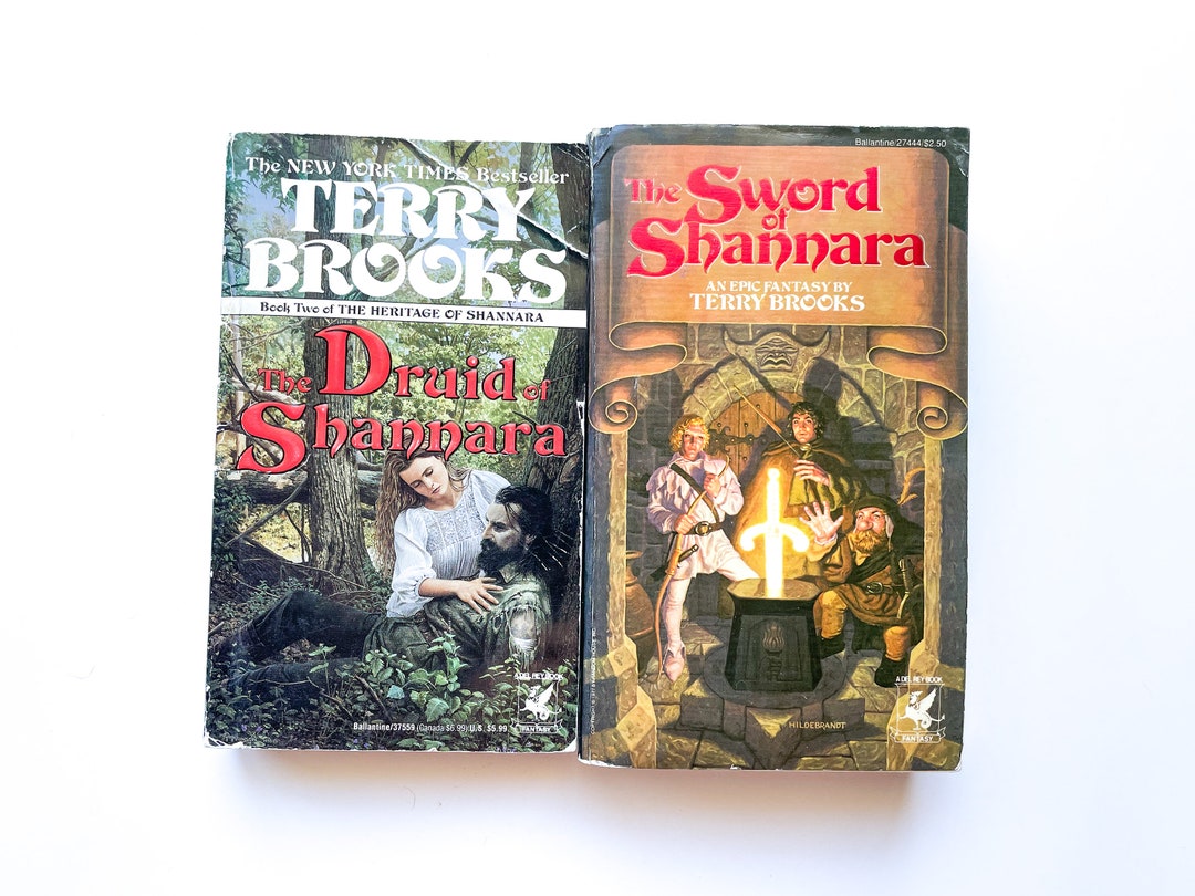Terry Brooks Books Set of 2 | the Sword of Shannara | the Druid of ...