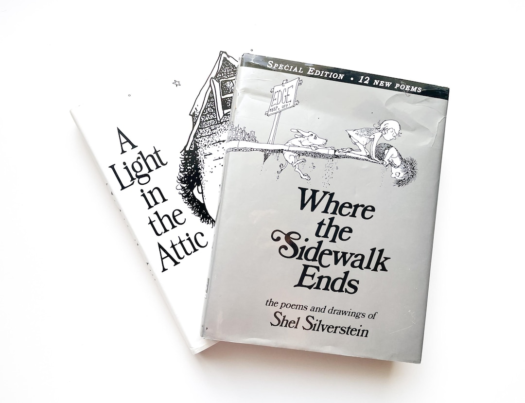 Shel Silverstein Books Set of 2 | A Light in the Attic | Where the ...