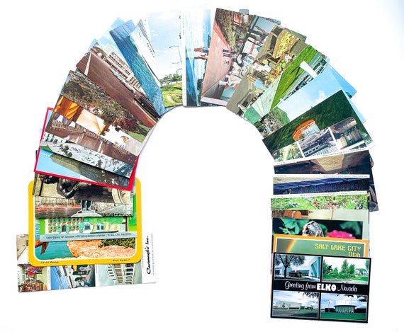 Vintage Postcards From Around the World Set of 28 USA - Etsy