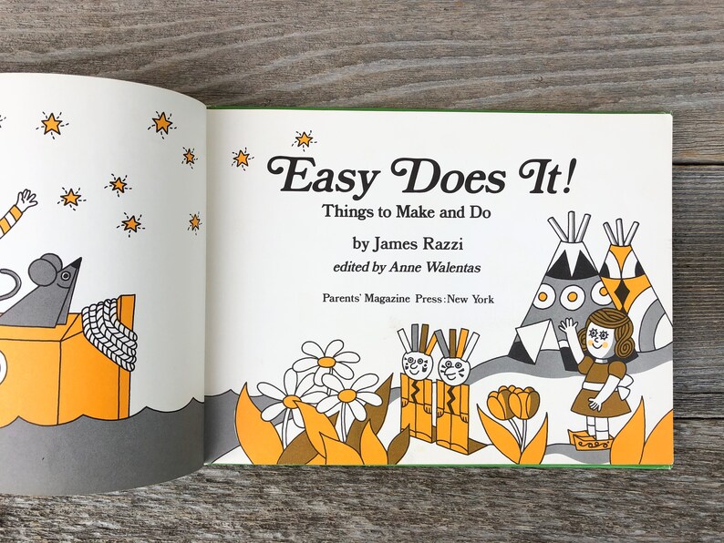 Easy Does It Things to Make and Do by James Razzi 1969 - Etsy