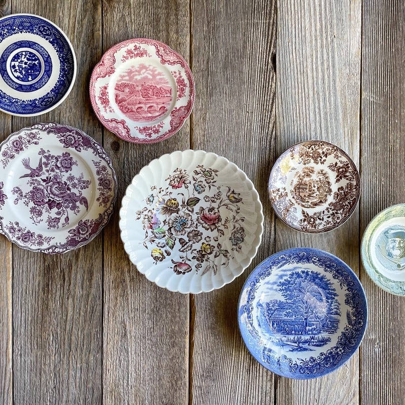 Vintage China Plate - Etsy