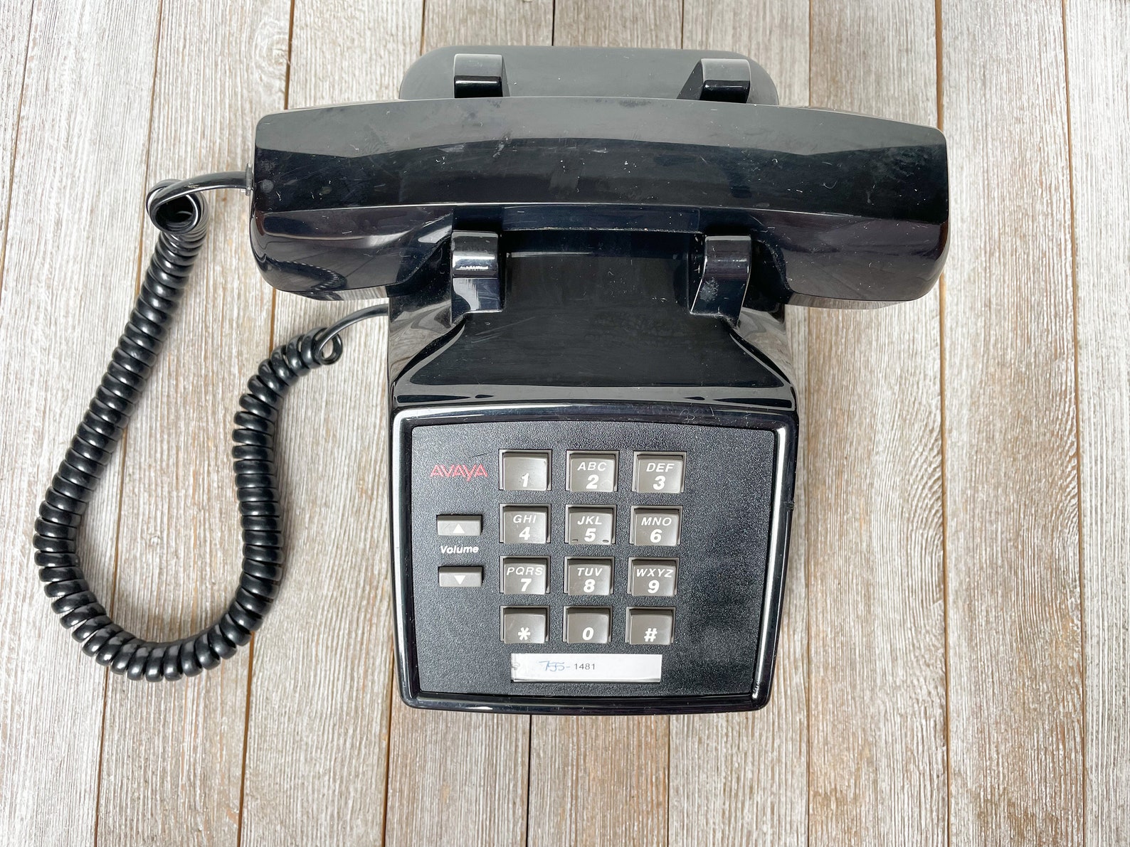 Vintage Black Retro Telephone Push Buttons Vintage Phone - Etsy