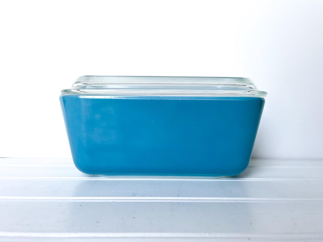 Pyrex Blue Refrigerator 502 Dish and Lid | Dish Set With Lid | Vintage ...