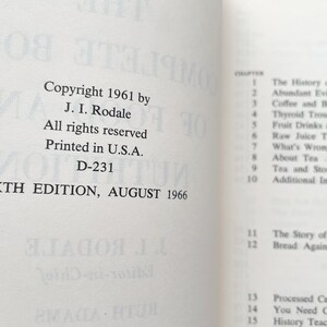 The Complete Book of Food and Nutrition | by J I Rodale and Staff ...