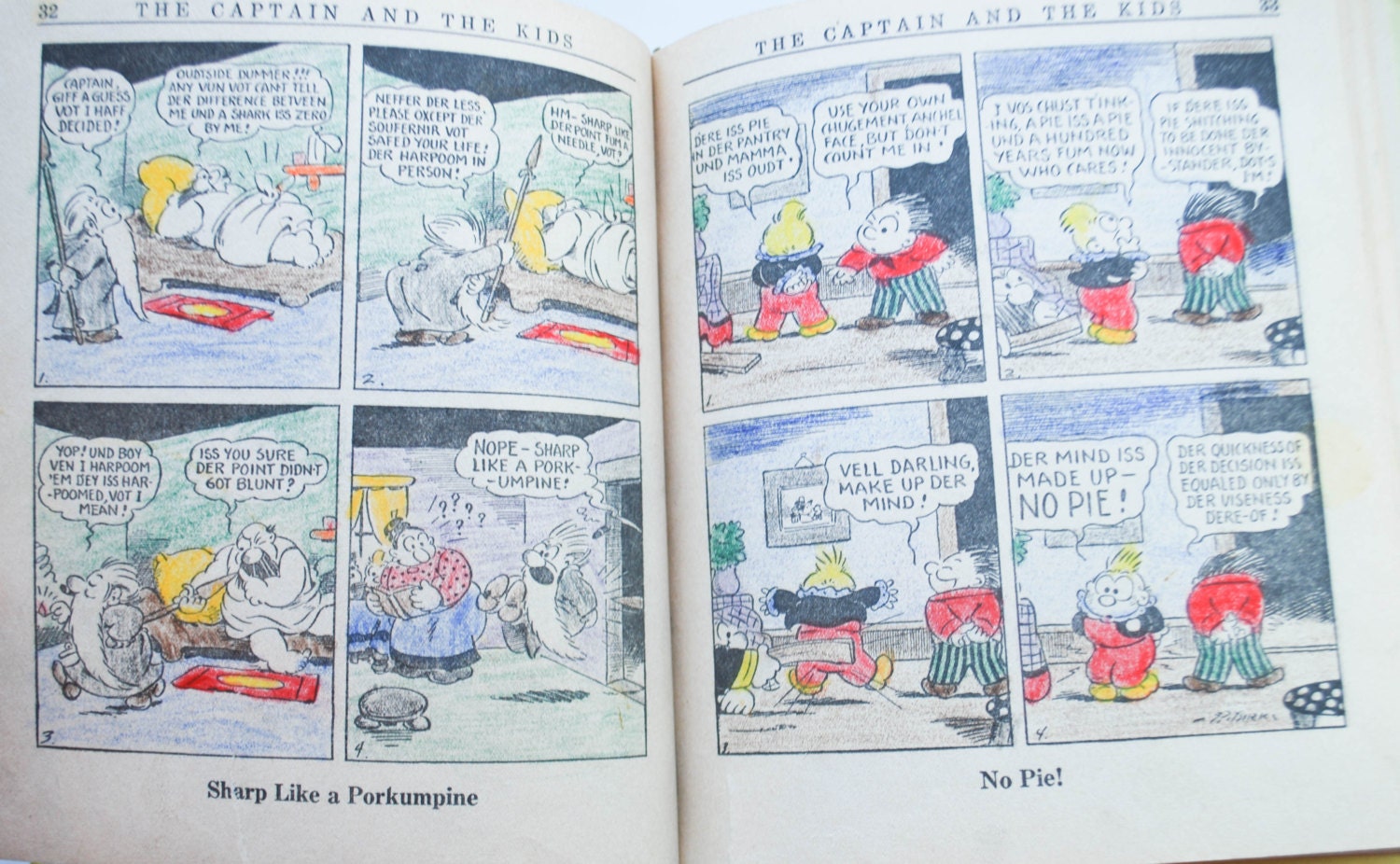 The Captain and the Kids by Burnard Dibble 1934 Vintage | Etsy