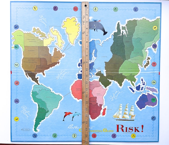 Original Risk Board Game Map