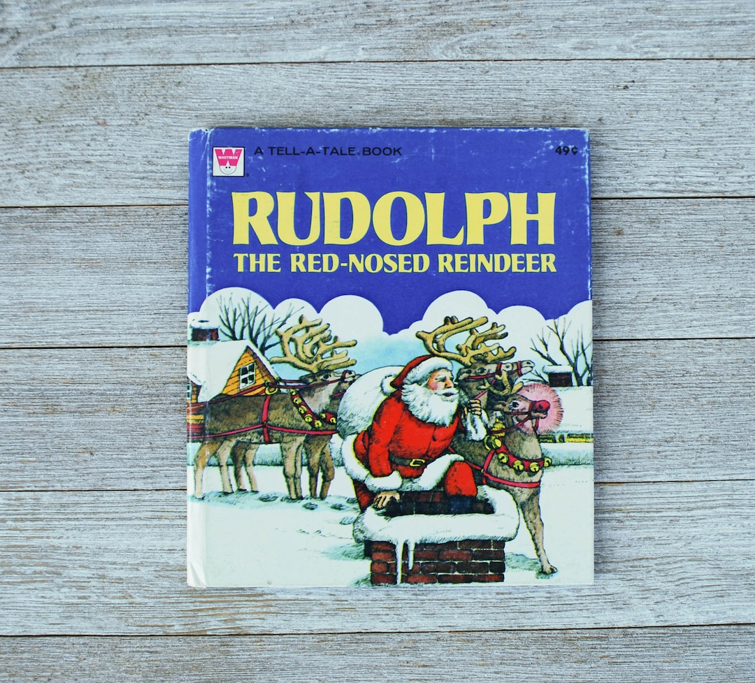 Rudolph the Red-nosed Reindeer Book | Hardcover | Whitman | Christmas ...